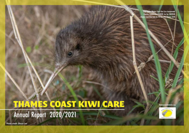Annual Reports - Thames Coast Kiwi Care